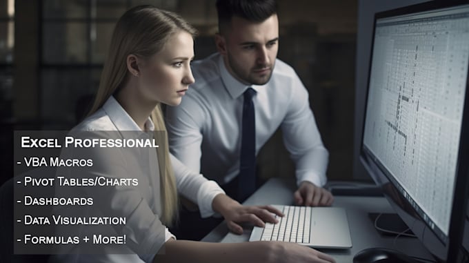 Design excel dashboards, vba macros, and solve formulas by Jasonrusovick | Fiverr