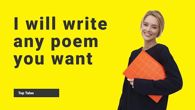 Write poems and stories for you by Toptales | Fiverr