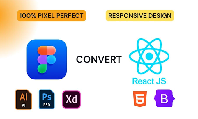 Do convert your figma to react, psd to react js by Nayem_51 | Fiverr