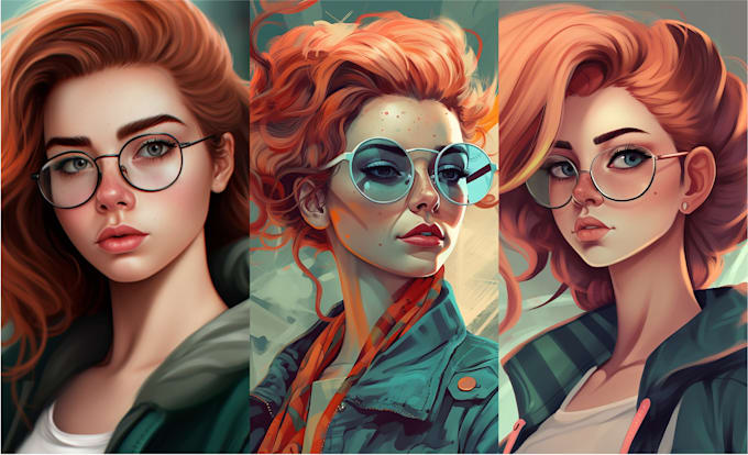 Create amazing character design in several styles by Fortunando | Fiverr