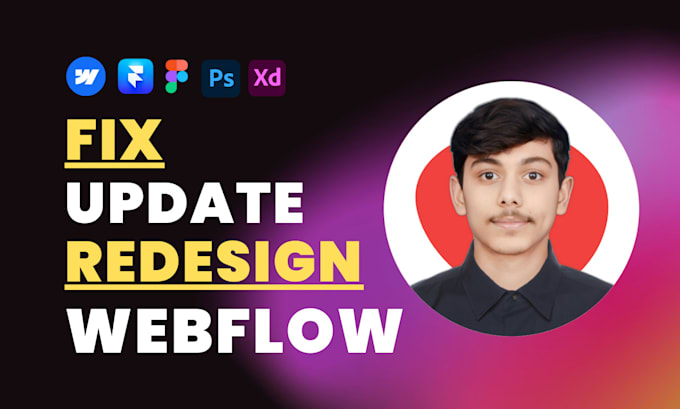 Redesign, update and fix webflow website, cms or blog template by ...