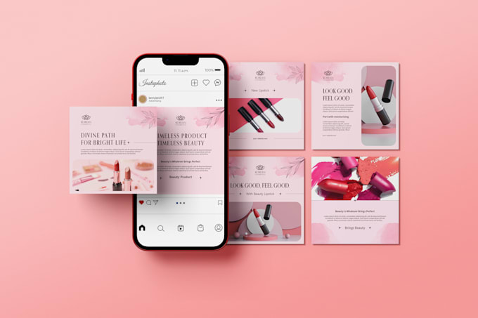 Create cosmetic post for you by Jurnystudio | Fiverr