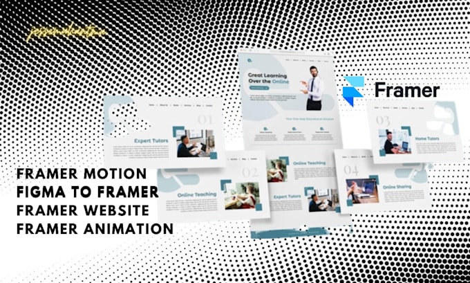 Create framer website design framer animation framer motion figma to framer cms by Jesseodun ...