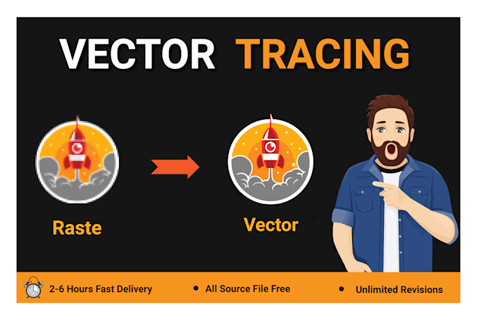 Manually vector tracing any logo, redesign, convert image to vector by Greatgraphics03 | Fiverr
