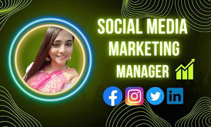 Be your social media marketing manager, smm, and content creator seo based by Tinny4 | Fiverr