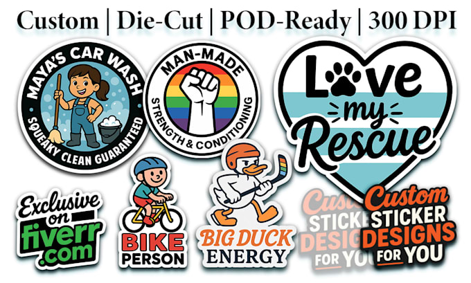 Design cute stickers, custom sticker packs, personalized sticker art by ...