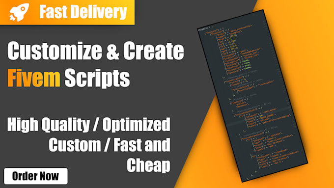 Customize and create fivem scripts for you by Jakelawton449 | Fiverr