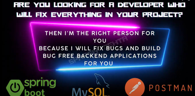 Develop java backend application by Sparshmehta69 | Fiverr
