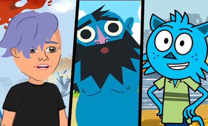 2d cartoon character animation, gifs and video by Cartoonpath | Fiverr