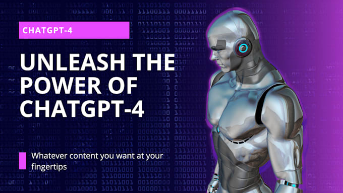 Unleash the power of chatgpt4 for all your writing needs by Robertzec | Fiverr