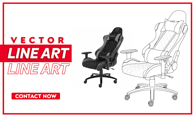 Create vector line art illustration of image and product by Durjoy ...