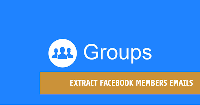 Extract facebook group members by Michiels | Fiverr