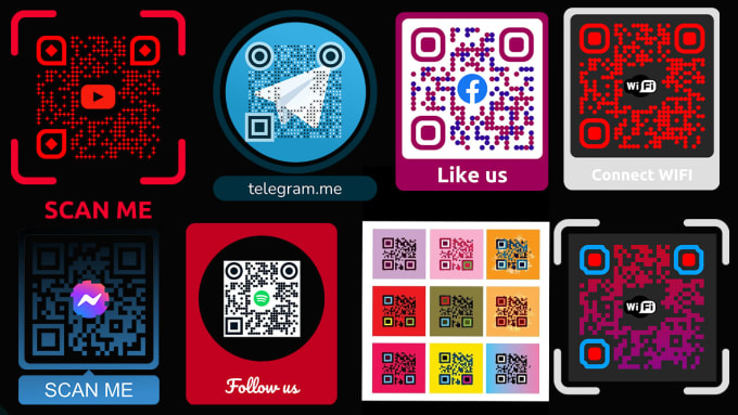 Create unique custom qr codes with high quality by Adam_trabelsi | Fiverr