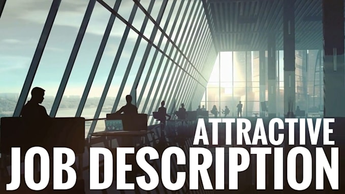 Write the professional job description for any position by Hkhanniazi ...