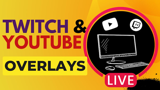 Design overlays for youtube and twitch by Trend_shop | Fiverr