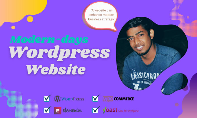 Design or redesign a modern and unique responsive secure wordpress website by Elitecoder444 | Fiverr