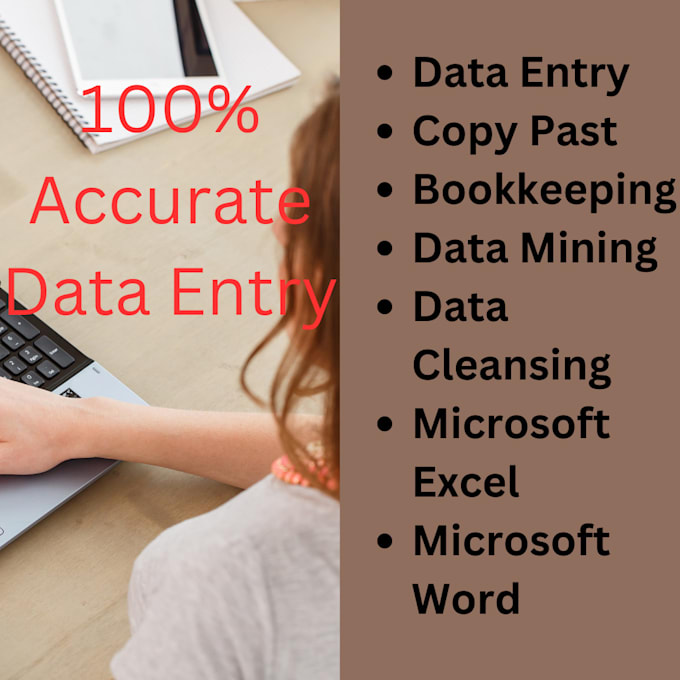 Data entry, data typing, data copy paste, data cleaning, data mining, bookkeepig by Idrees5546 ...