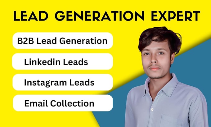Provide b2b lead generation linkedin leads and email collection by Rana_ray | Fiverr
