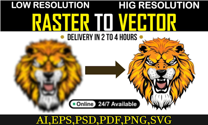 Vector trace redesign, edit fix, or enhance logo revamp vectorize ...