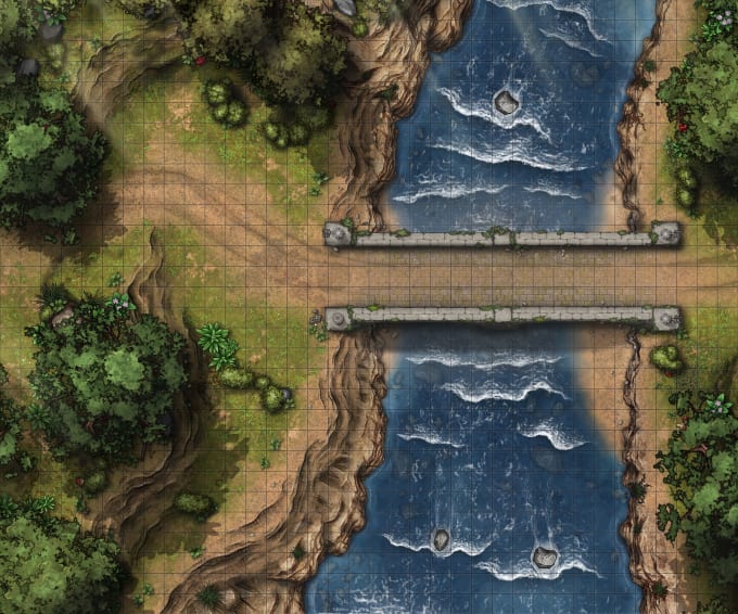 Make a fantasy dnd ttrpg battlemap in inkarnate by Pixelknight1 | Fiverr