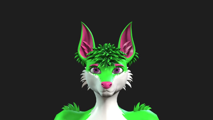 Make Vrchat Avatar Vtuber 3d Model Furry Chibi Vrc Avatar Nsfw Anime Animation By Dixonbela Fiverr