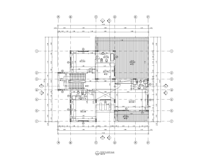 Draw autocad 2d drawing for buildings by Ahmedgaad96 | Fiverr