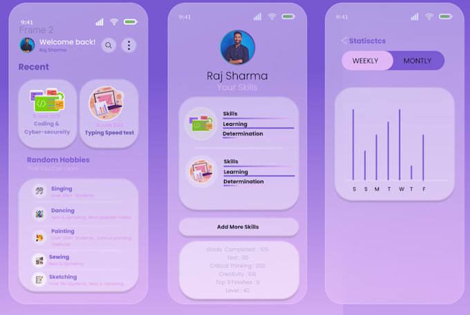 Create amazing app designs by Shifashaikh864 | Fiverr