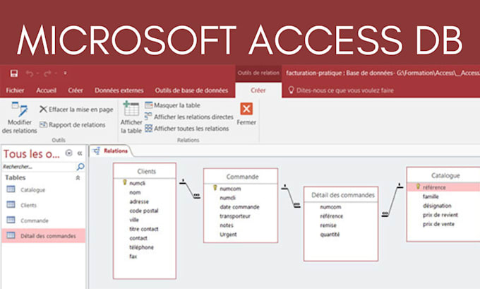 Create a database on microsoft access by Yasskadirov | Fiverr