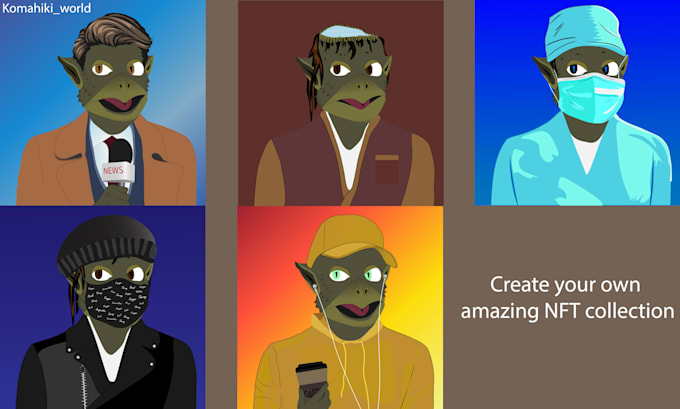 Make custom unique nft art by Rochelle_12 | Fiverr