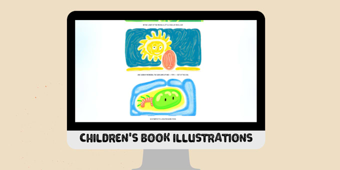 Fun and colorful children book illustrations by Itshna | Fiverr