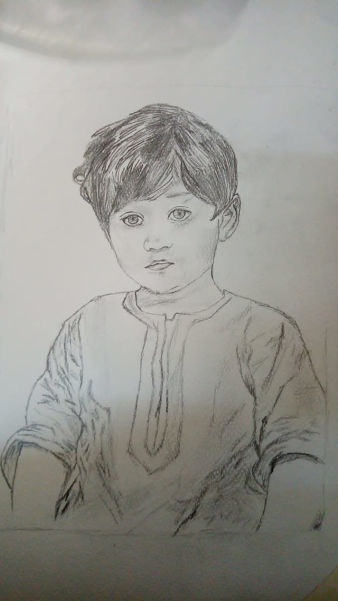 Draw pencil portrait sketch of yourself and your loved ones by Draw ...