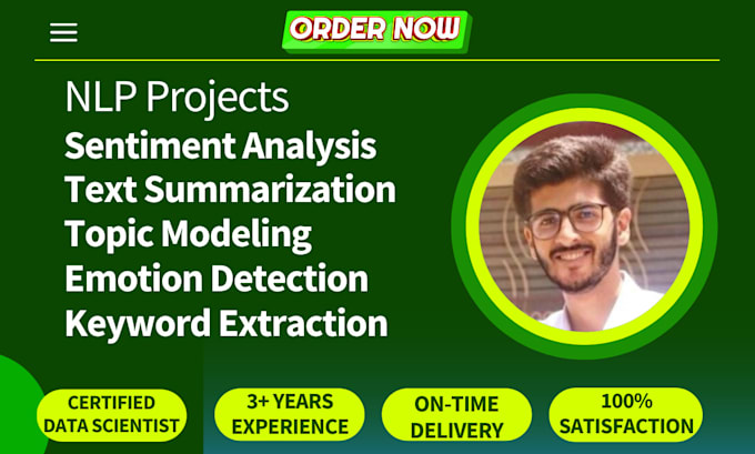 Haré tareas de análisis de texto en procesamiento de lenguaje natural ...