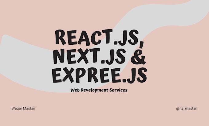 Provide Professional Reactjs Nextjs And Expressjs Web Development Services By Itsmastan Fiverr 3853