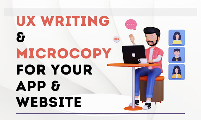 Write ux and microcopy for your app and website by Itoomoo | Fiverr