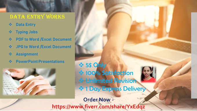 Do professional data entry works by Aroshasp | Fiverr
