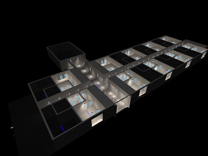 Do facade lighting and interior lighting by Aakashpurohit29 | Fiverr