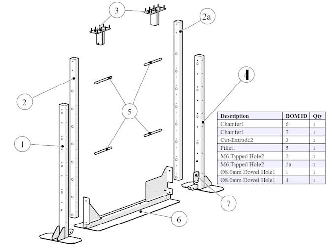 Make user manual exploded view image bom interactive by Djocii | Fiverr