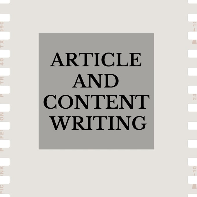 As a professional article writer i can help you create high quality ...