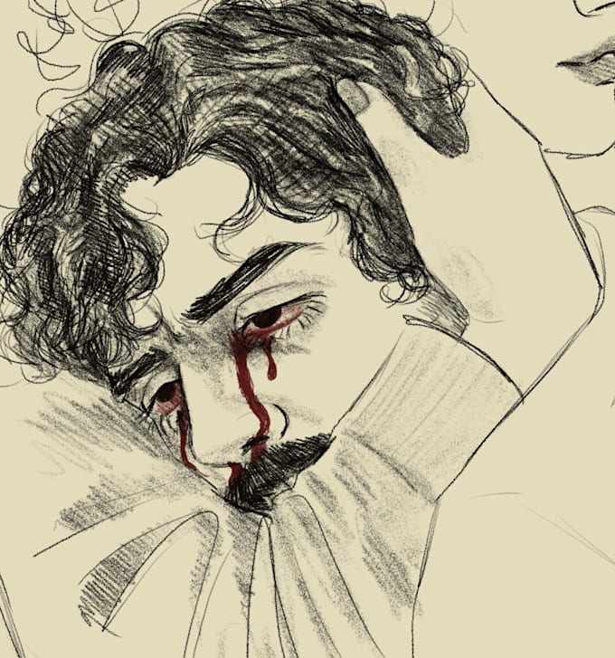 Draw your character of choice in a semi realistic style by Redcorvo ...