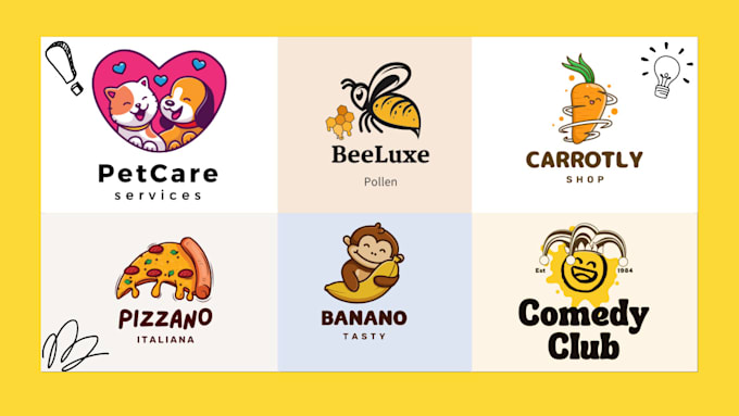 Craft a custom animated cartoon logo by Creative_rg | Fiverr