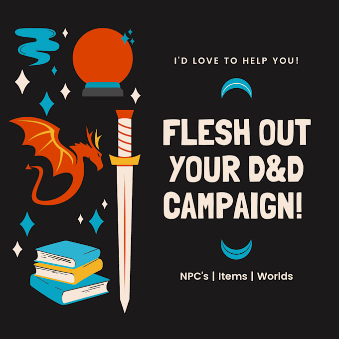 Help you flesh out your dnd campaign by Lisapatrick | Fiverr