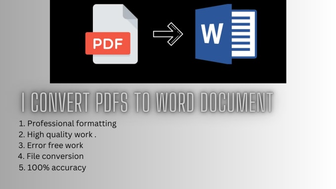 Convert pdfs to word and other formats and vice versa by ...
