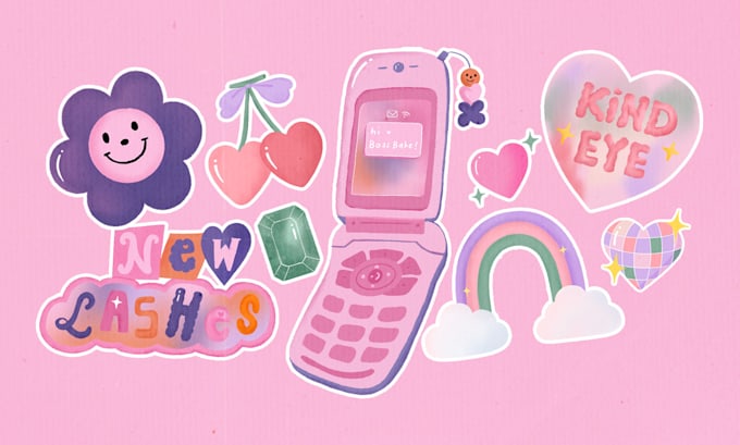 Do a custom sticker design for ur business by Harunialifa | Fiverr