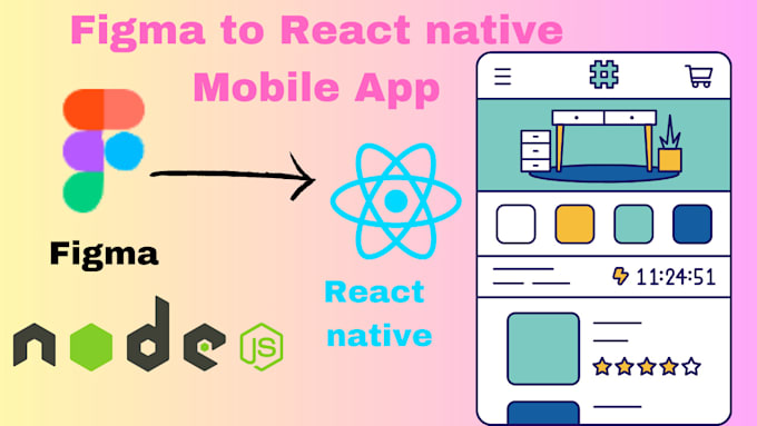Transform figma to react native code for android and ios by Saadlatif716 | Fiverr
