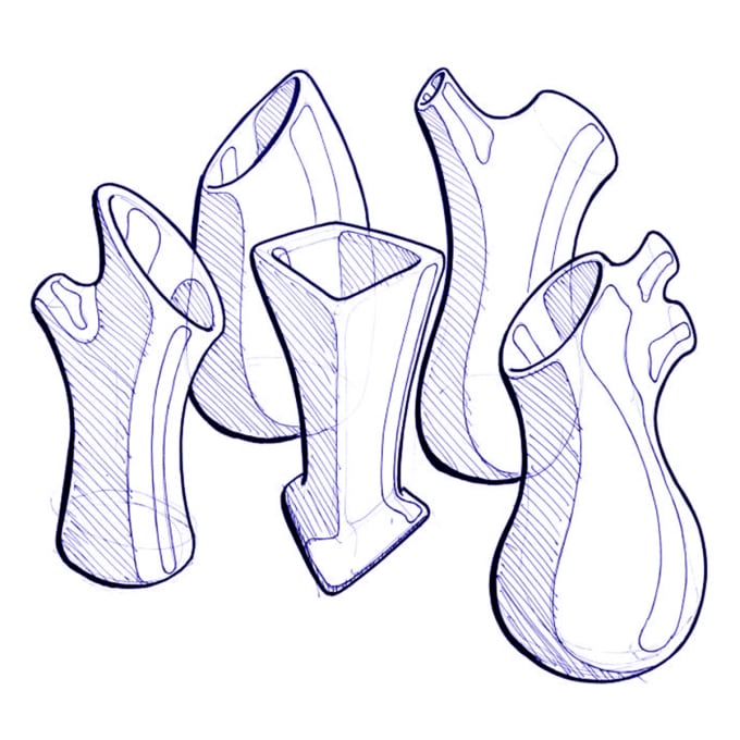 Draw a product design sketch by Serpootsun | Fiverr