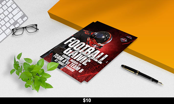 Make professional sports flyer design by Onsider | Fiverr