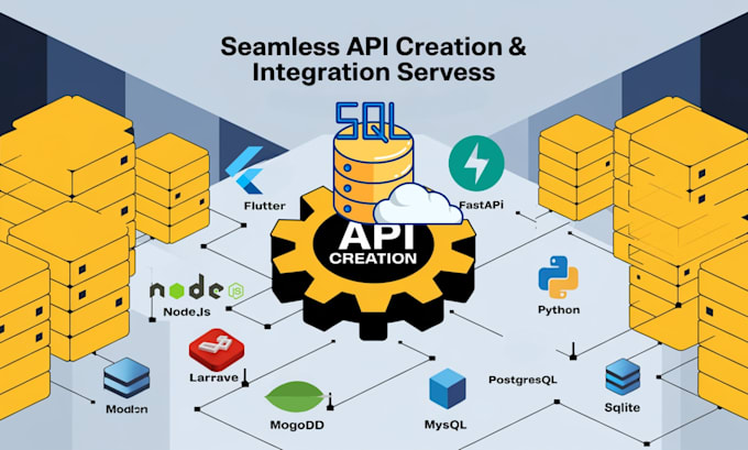 Develop, integrate, and fix rest api using nodejs, laravel, fastapi ... Develop, integrate, and fix rest api using nodejs, laravel, fastapi ...