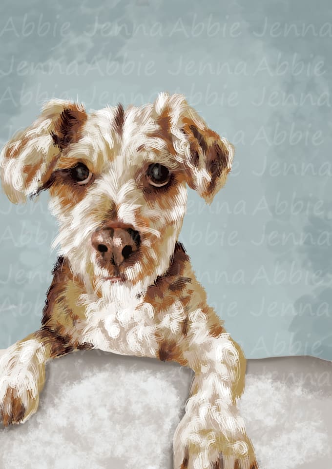 Draw you a detailed pet portrait by Abbiejenna | Fiverr