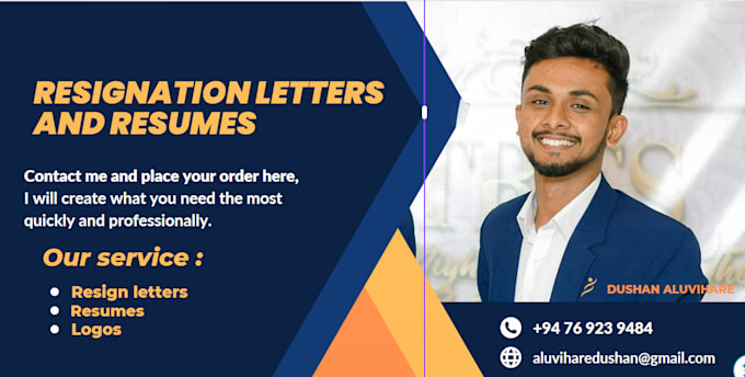 Design and create your formal resignation letter by Dushanhex | Fiverr