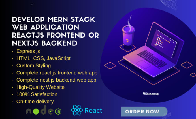 Develop mern stack web app reactjs ui or nestjs server by Muaazazhar ... Develop mern stack web app reactjs ui or nestjs server by Muaazazhar ...